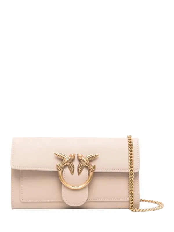Pinko Love One Clutch Bag - Neutrals