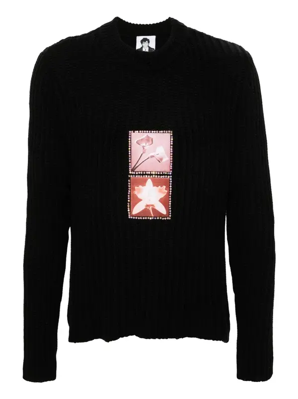 MISBHV X Robert Mapplethorpe Foundation Lily/orchid Jumper - Black