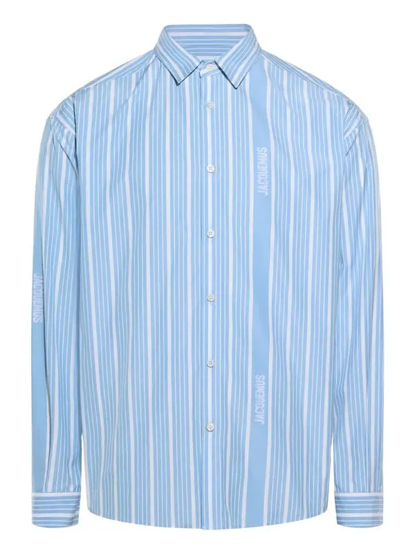 Jacquemus La Chemise Simon Jacquard Shirt - Blue