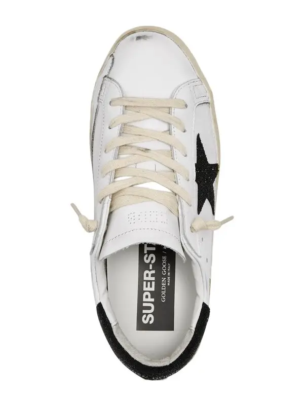 GOLDEN GOOSE Super-star Low Top Sneakers - White/black
