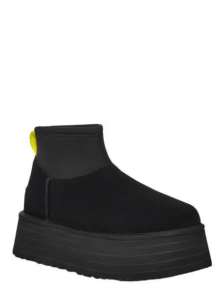 UGG Classic Mini Dipper Platform Boots - Black