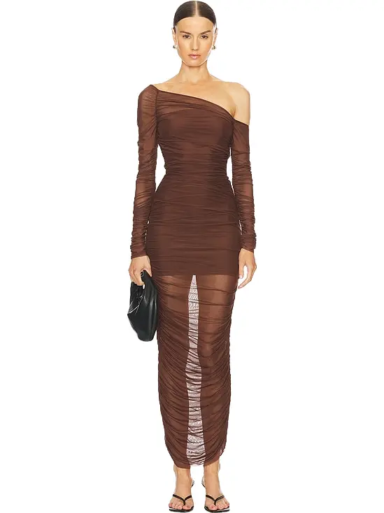 SEROYA Chantae Mesh Dress - Coconut