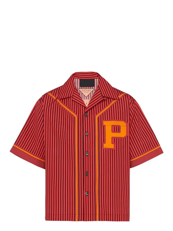 Prada Short-sleeved Cotton Shirt - Red