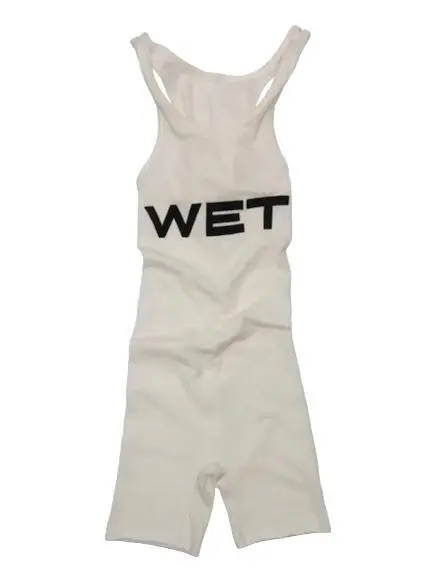 Yeezy X Mowalola Wet Bodysuit - White