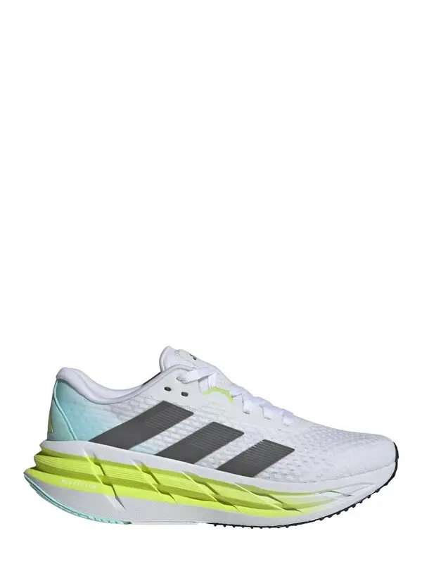 Adidas Adistar 3 Lace Up Sneakers - Cloud White/core Black/pulse Lime