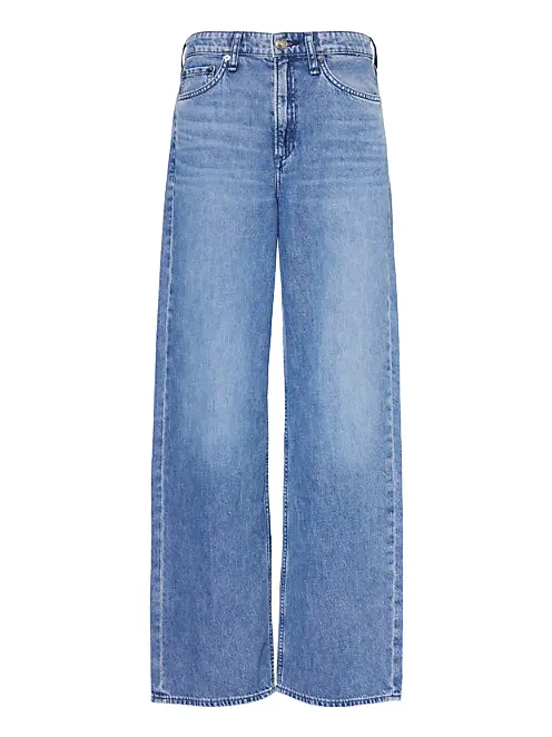 Rag & Bone Featherweight Logan Wide-leg Jeans - River