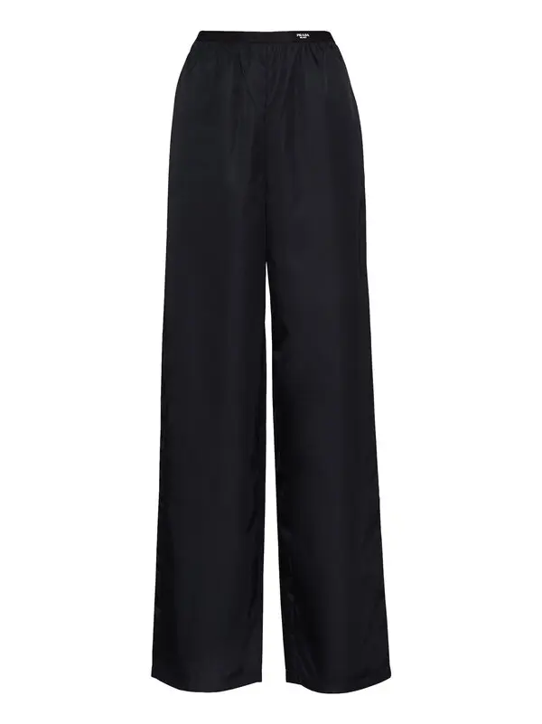 Prada Re-nylon Relaxed Pants - Black