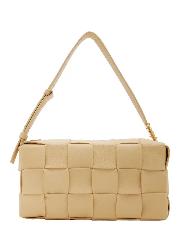 Bottega Veneta The Brick Cassette Leather Bag - Neutral