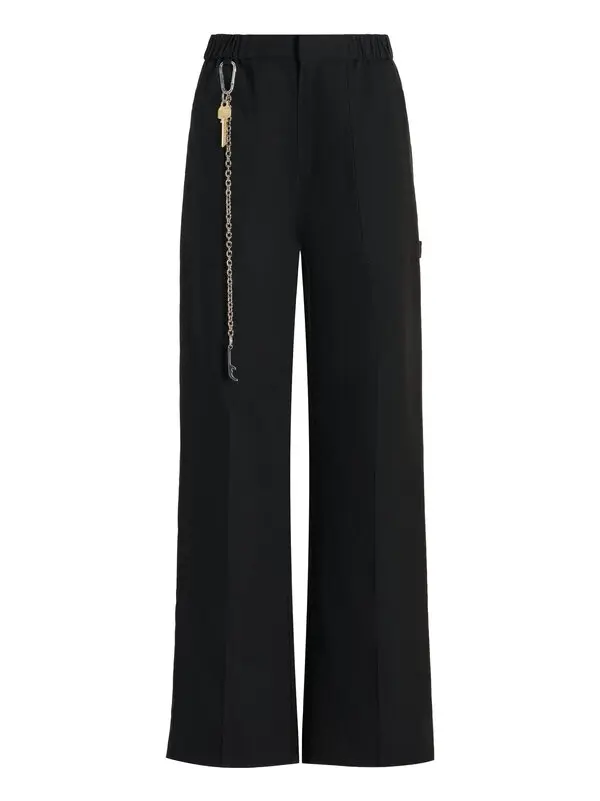 TAE PARK Painter Straight-leg Pants - Black