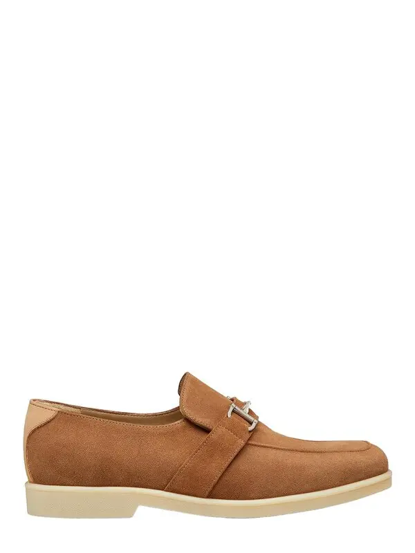 STUART WEITZMAN Aurelio Nubuck Loafers - Taupe