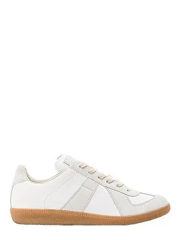 MAISON MARGIELA Replica Calf & Lambskin Leather Sneakers - White