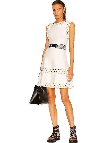 Alaïa Edition Sleeveless Dress - Blanc