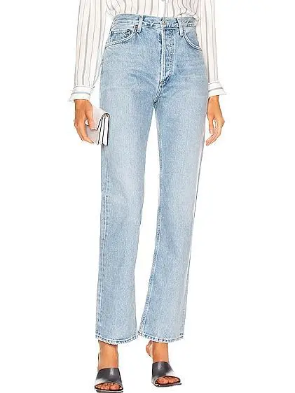 AGOLDE Lana Straight Jeans - Riptide