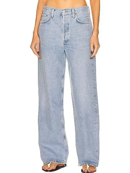AGOLDE Low Slung Baggy Jeans - Void