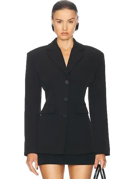 HELSA Recycled Twill Curve Jacket - Black