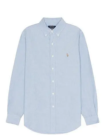 Polo Ralph Lauren Long Sleeve Oxford Sport Shirt - Blue