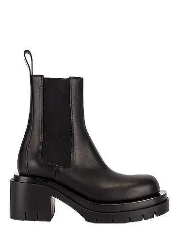 Bottega Veneta Lug Ankle Boots - Black
