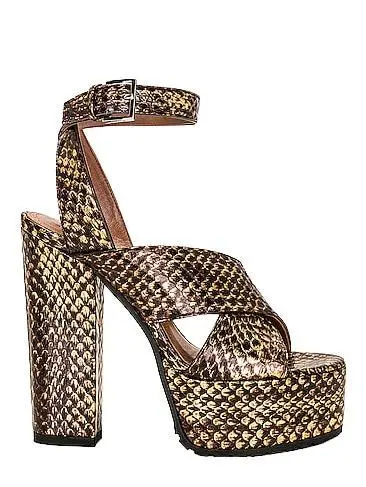 Alaïa Platform Sandal - Or