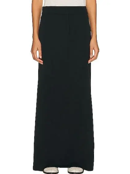 THE ROW Trevy Suiting Skirt - Black