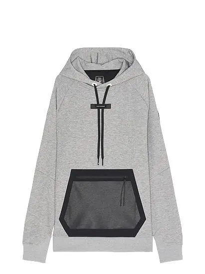 On Performance Hoodie With Mesh Pocket - Grey