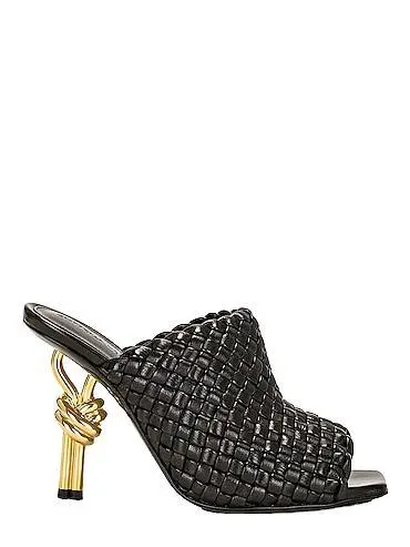 Bottega Veneta Knot Mule Sandal - Black