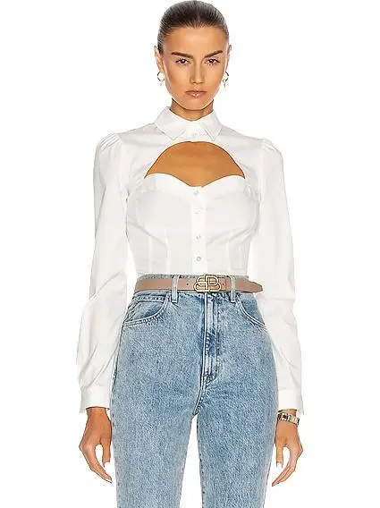 FLEUR DU MAL Bella Shirt - Ivory