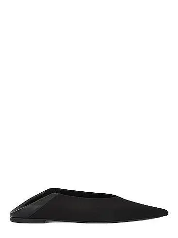 Saint Laurent Carolyn Flat Slipper - Noir