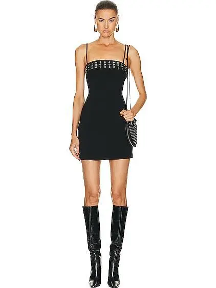 Blumarine Sleeveless Mini Dress - Nero