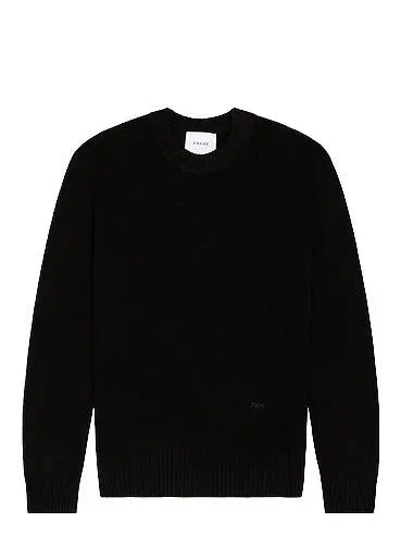 FRAME The Crew Neck Cashmere Sweater - Noir