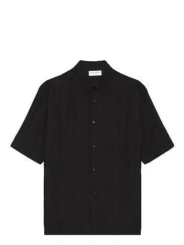 Saint Laurent Short Sleeve Shirt - Noir