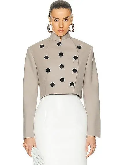 Alaïa Short Jacket - Sable