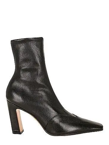 Khaite Nevada Ankle Stretch 85 Boot - Black