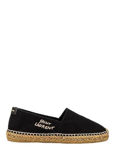 Saint Laurent Espadrille - Black