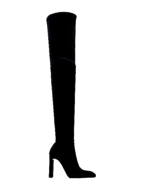 Saint Laurent Auteuil Over-the-knee Boots - Nero