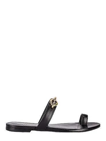 Saint Laurent Jota Maillon Sandals - Nero