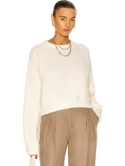 Loulou De Saison Bruzzi Heavy Knit Sweater - Ivory