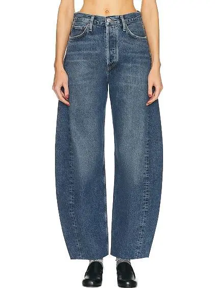 AGOLDE Luna Pieced Wide-leg Jeans - Control