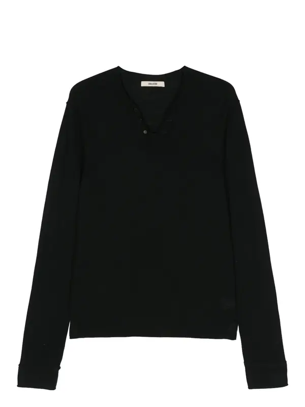 Zadig&Voltaire Monastir Merino Jumper - Black
