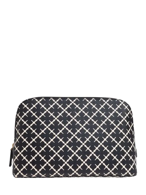 BY MALENE BIRGER Floral Motif Makeup Bag - Black