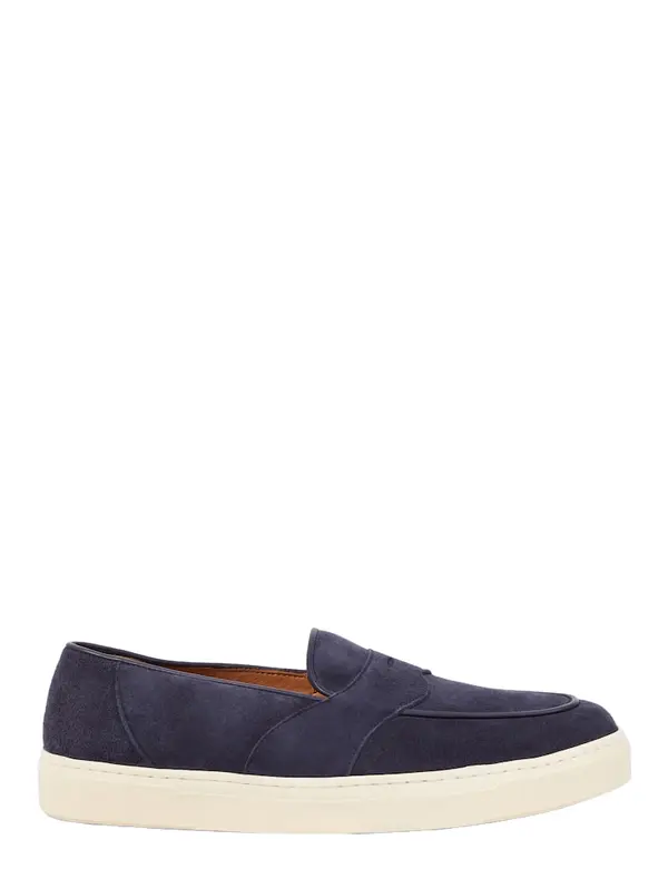 George Cleverley Joey Ii Suede Loafers - Blue