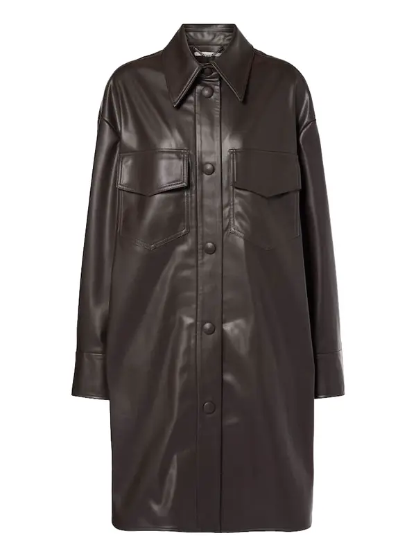 Stella McCartney Oversized Overshirt - Brown