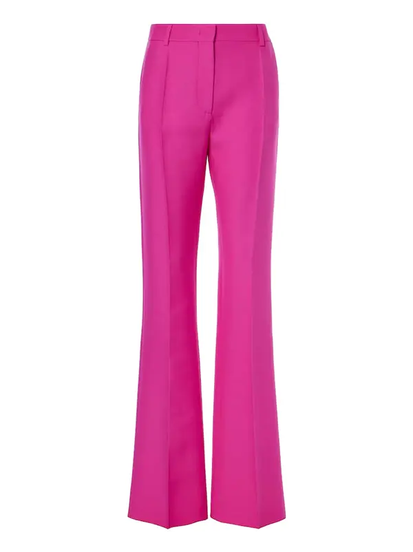 Valentino Garavani Crepe Couture Flared Pants - Pink