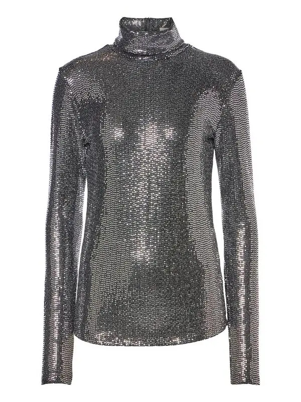 Isabel Marant Étoile Joyela Sequined Top - Silver