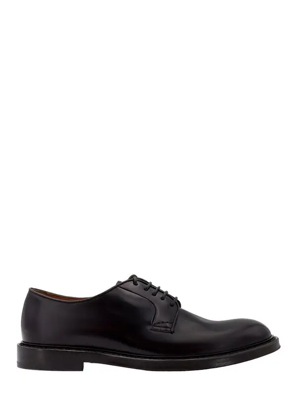 DOUCAL'S Leather Lace-up Shoe - Brown