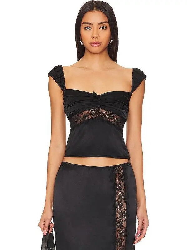 Majorelle Maura Top - Black
