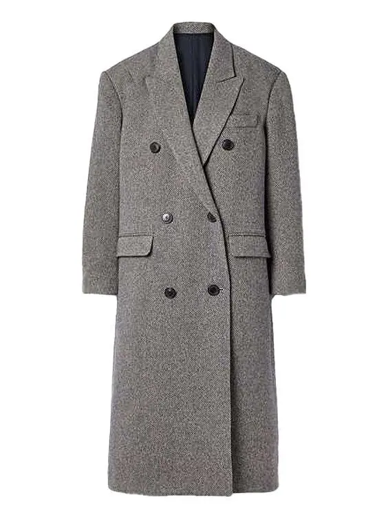 MARANT ETOILE Lexana Wool-blend Coat - Gray
