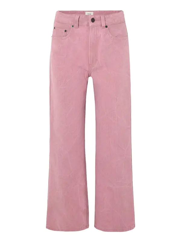 HAIKURE Winona Wide-leg Jeans - Pink