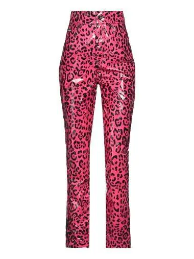 Dolce & Gabbana Tapered Leopard-print Pants - Fuchsia