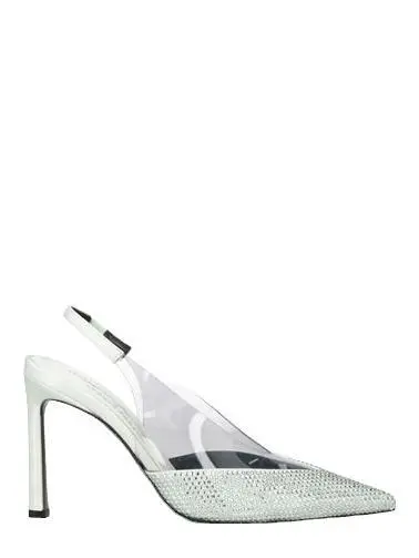 EVANGELIE SMYRNIOTAKI X SERGIO ROSSI Slingback Pumps - Green