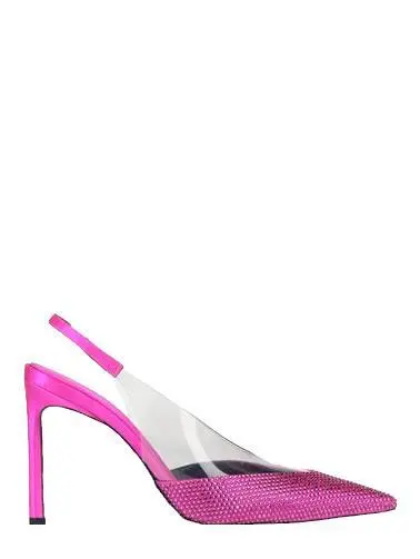 EVANGELIE SMYRNIOTAKI X SERGIO ROSSI Slingback Pumps - Pink